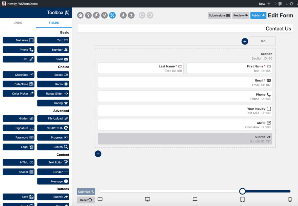 Right-To-Left Support - WS Form