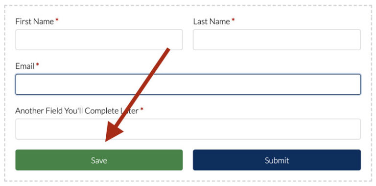 Create WordPress Forms With Save & Continue